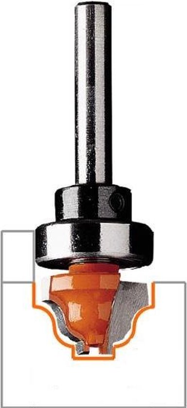 Hm klassieke profielfrees Ø 19 mm. R=3,2 +lager | bol.com