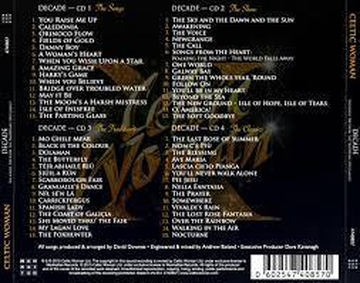 Decade - Celebrating 10 Years (CD), Celtic Woman | CD (album) | Muziek ...
