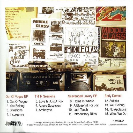 The Middle Class - Out Of Vogue - The Early Material (CD), The Middle ...