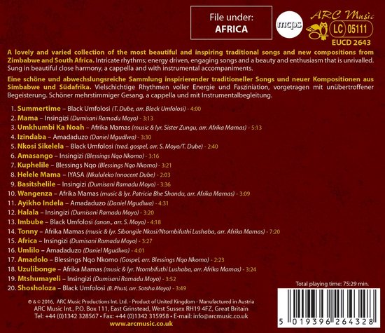 Various Artists - Best Of African Mbube (CD), Amadaduzo | CD (album ...