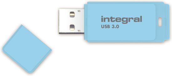 Integral 8GB USB3.0 DRIVE PASTEL BLUE SKY UP TO R-80 W-10 MBS USB flash ...