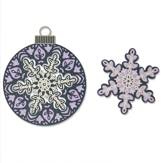 Sizzix Thinlits Snijmal Set - Layered Snowflake - 6 stuks | bol.com