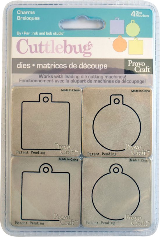 Cuttlebug dies x4 assorted charmsCuttlebug dies x4 assorted charms | bol