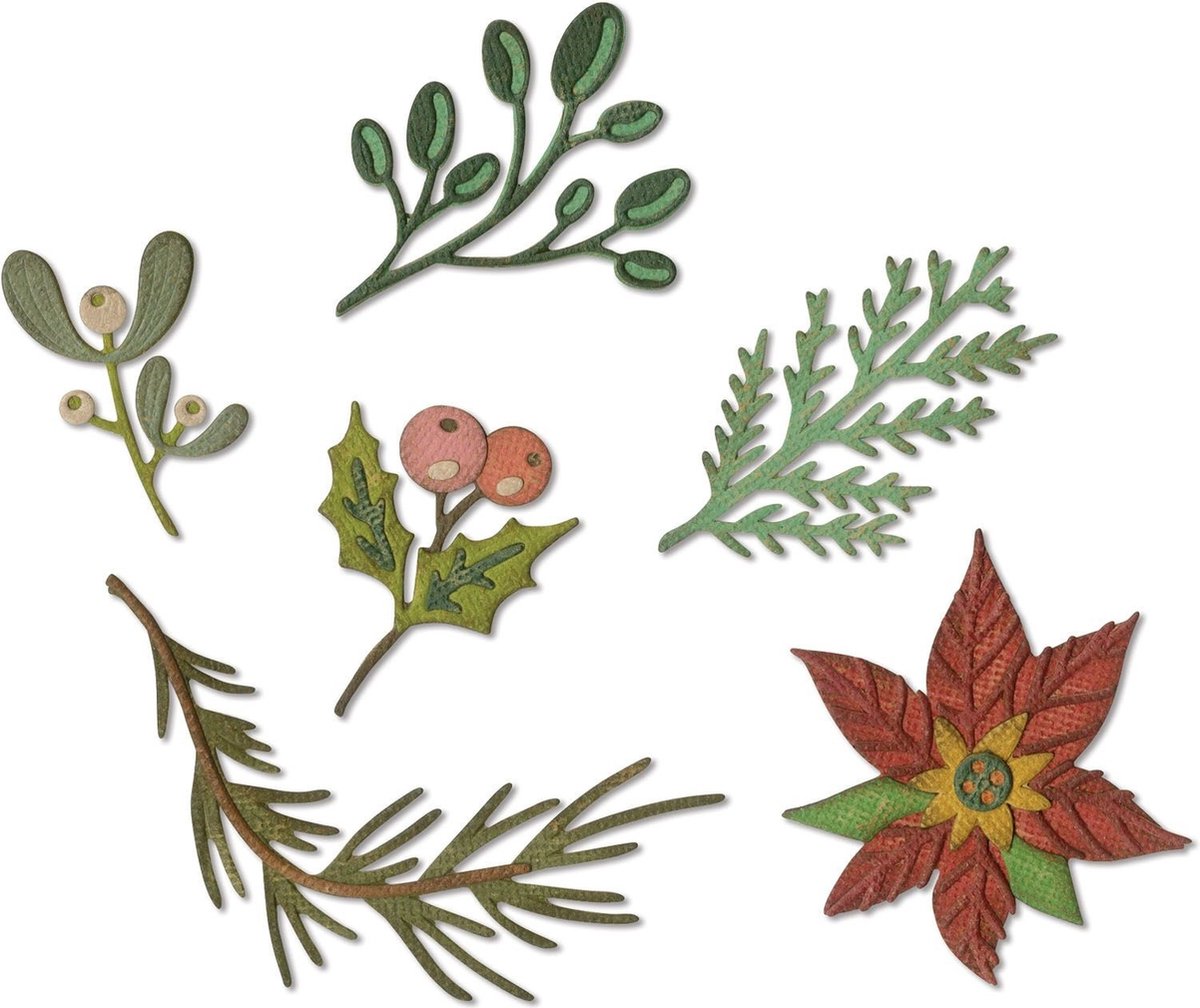 Sizzix Thinlits snijmal - Takken - 6 stuks | bol.com