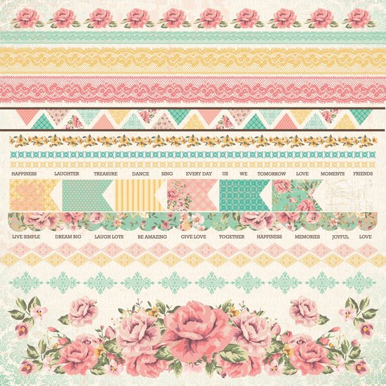 Kaisercraft tea break sticker sheet 30,5x30,5cm | bol.com