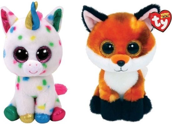 Ty - Knuffel - Beanie Boo's - Harmonie Unicorn & Karli Koala | bol.com