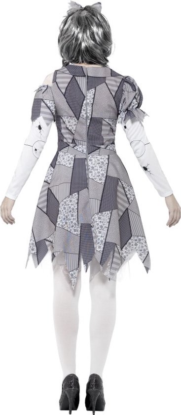 Smiffy's - Living Dead Dolls Kostuum - Dode Pop Dolly - Vrouw - grijs ...