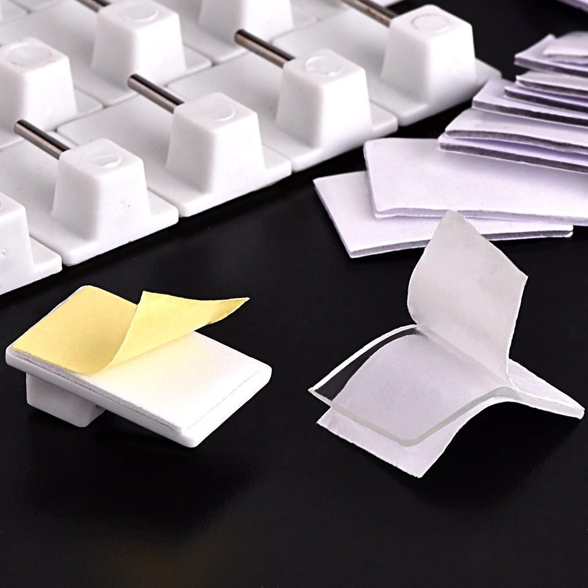 Zelfklevende Haakjes - Zinaps 24 Pack Self Adhesive Hooks Plastic ...