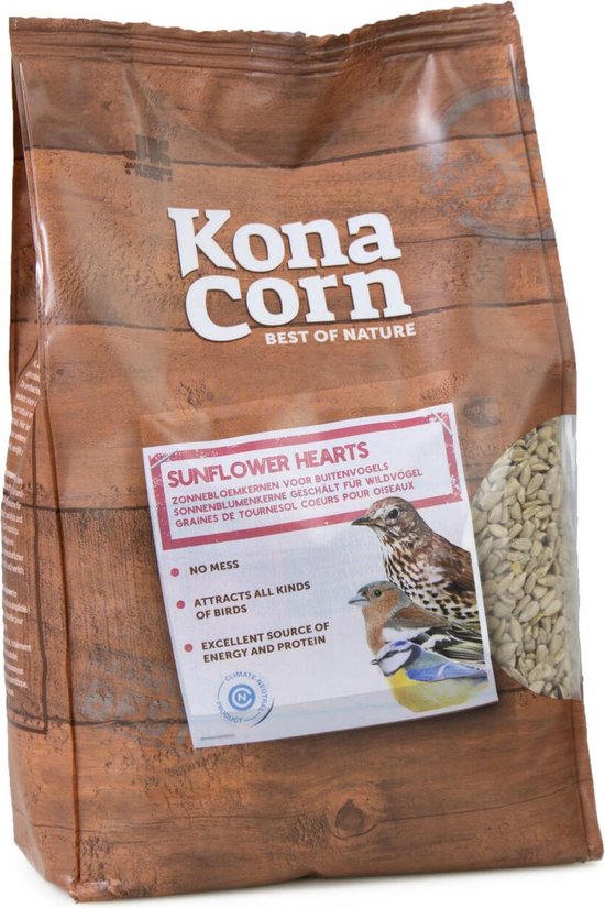 Vogelvoer 1,8 kg | Konacorn Zonnebloem Kernen | bol