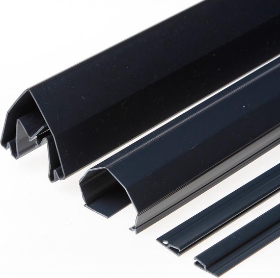 Finger Alert Professional deurstrip 180° antraciet 229cm ...