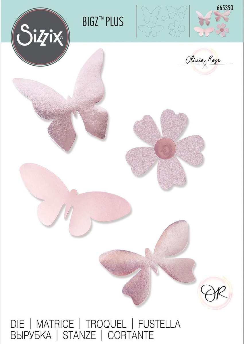 Sizzix Bigz Plus Snijmal - Fantastical Butterflies | bol.com