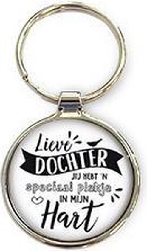 Miko - Sleutelhanger - Lieve dochter - Rond | bol