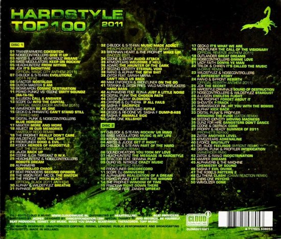 Various Artists - Hardstyle Top 100 2011 (2 CD), various artists | Muziek | bol