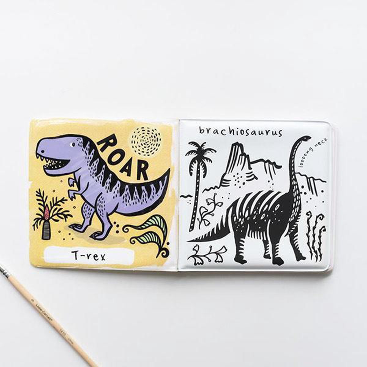Badboekje Color Me Dinosaurs - Wee Gallery | bol.com