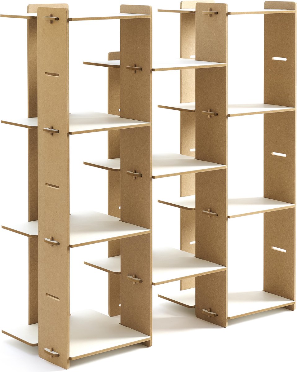 Kastore-Vakkenkast-115x105x38cm-Overschilderbaar. | bol.com