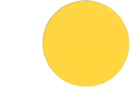 Stip 20 stuks Geel ø 60 mm - vloersticker met gladde toplaag | bol.com