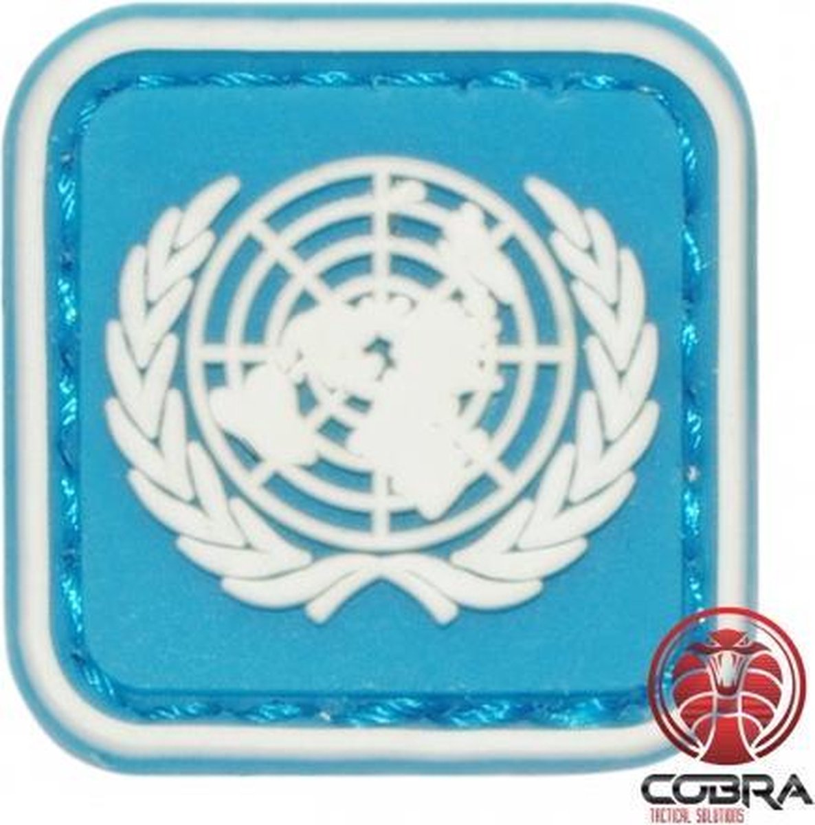 United Nations UN Blauwe militaire PVC Patch met klittenband | bol.com