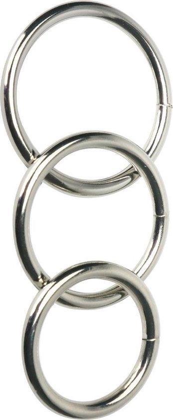 Master Series cockring Trine Stalen Ringen Collectie | bol.com