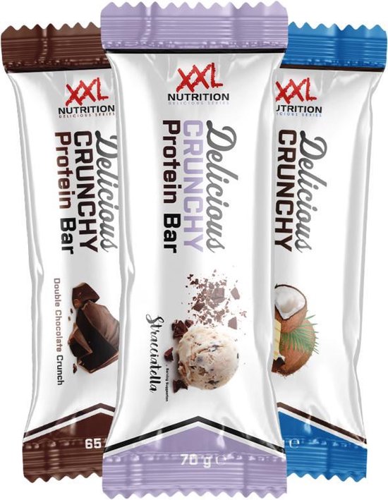 Delicious Crunchy Protein Bar Strawberry Celebration Cake 12 pack | bol