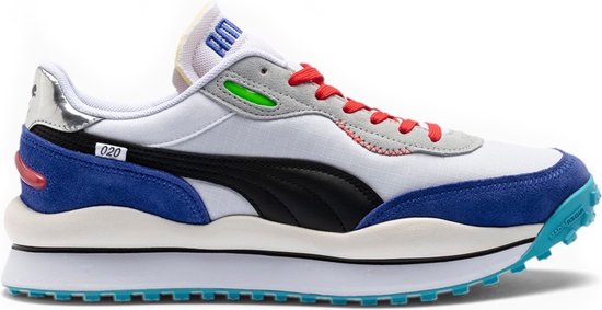 Puma Style Rider 020 Wit Blauw Schoenmaat EU : 43 | bol.com