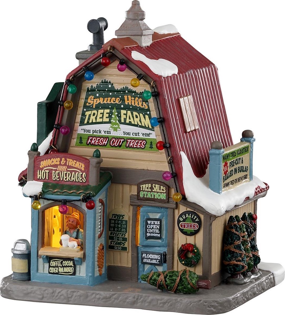 Lemax - Spruce Hills Tree Farm- B/o Led | bol.com