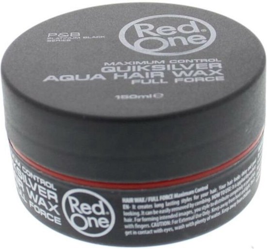 Red One Quicksilver Aqua Hair Wax 150ml - Voordeelverpakking 3 stuks | bol