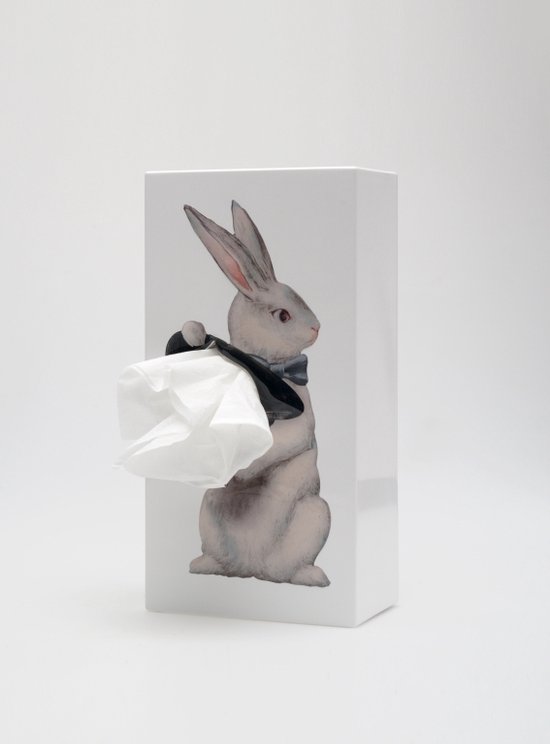 Spextrum Tissue Up Rabbit - tissuehouder - wit | bol