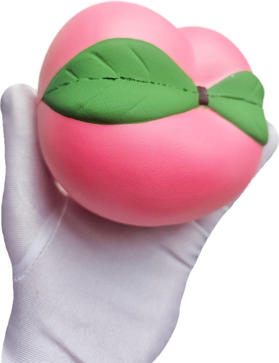 Moshi Squishie - Peach - Grote knuffel kawaii Squishy Mousse super ...