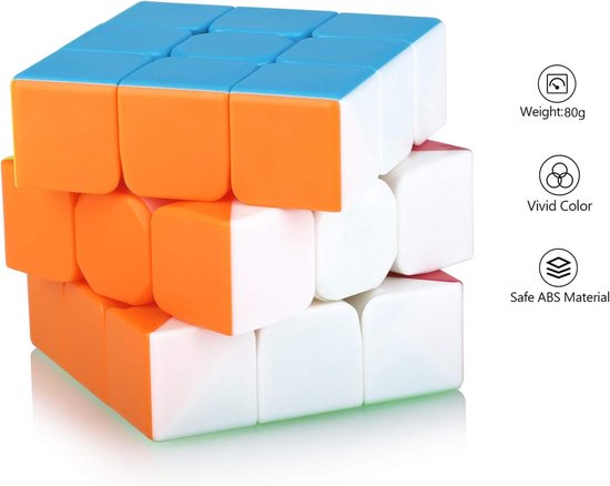 Speed Cube Set 2 in 1 - Magic Cube - Puzzelkubus - Rubix Kubus - Moyu ...