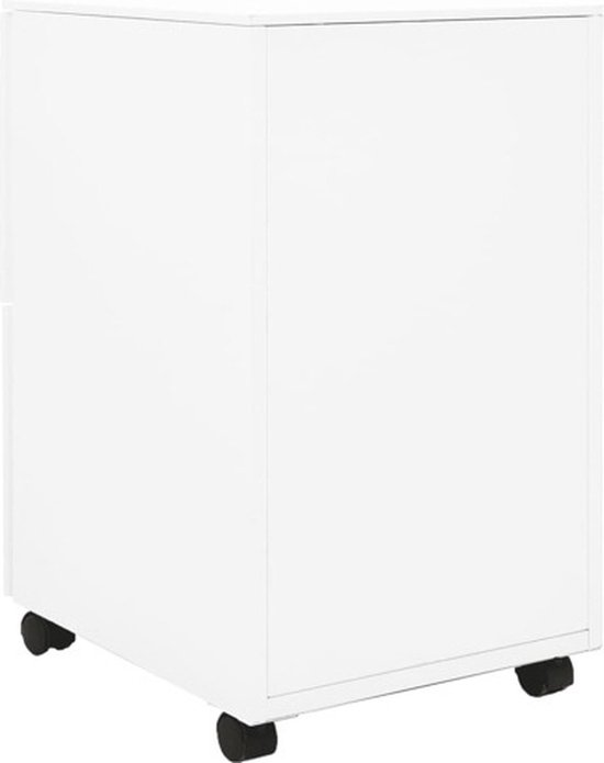 vidaXL Archiefkast Ladekast - 39x45x67 cm - Wit - Kast | bol