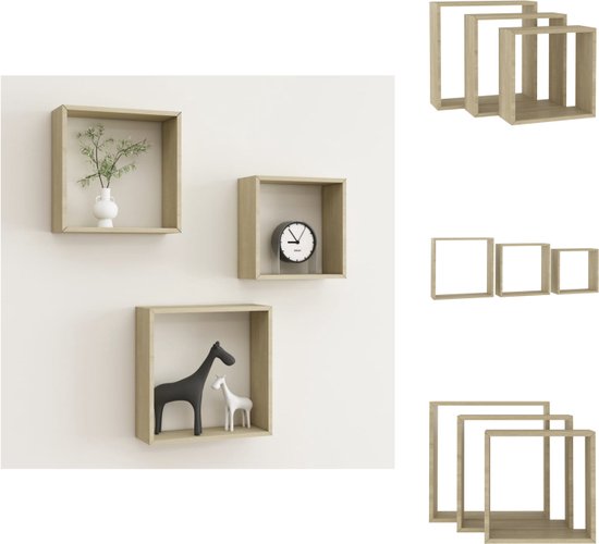 vidaXL Wandschap - Wandschappen - Zwevend Schap - Zwevende Schappen ...