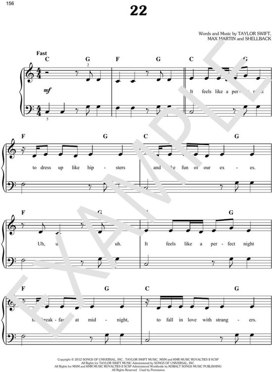 Taylor Swift Easy Piano Anthology | 9781705192726 | Boeken | bol