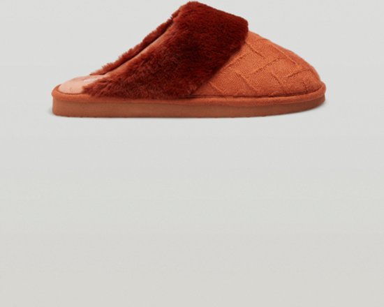 Dames sloffen | extra warm | bruin rood | kwaliteit YM | bol.com