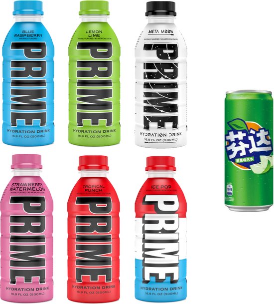 Prime Drink - Hydration - Proefpakket - Meta Moon - Ice Pop - Tropical ...