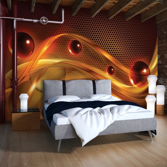 Fotobehang - Vlies Behang - Modern Patroon - Abstract - 208 x 146 cm | bol