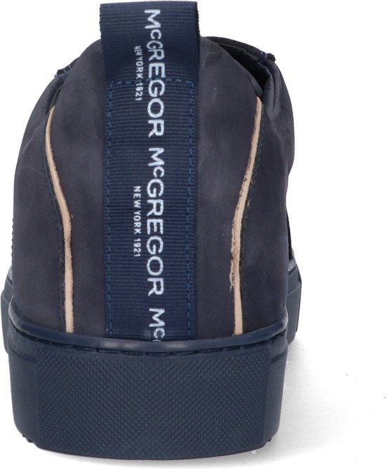 McGregor Heren Sneakers - Blauw - Lage Sneakers - Nubuck - Veters | bol