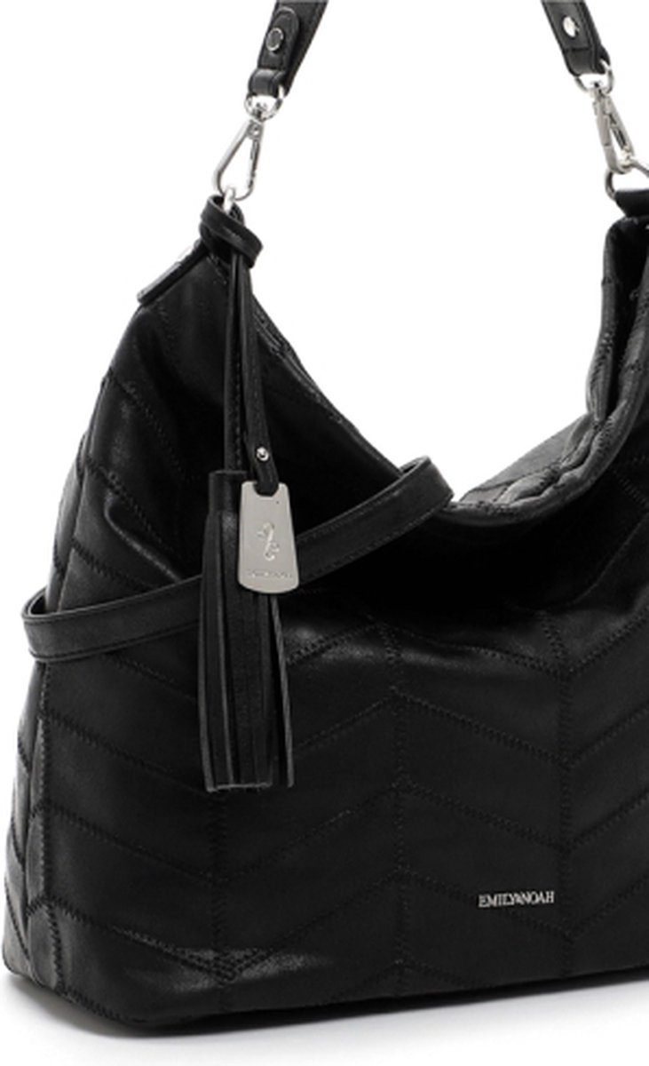 Emily & Noah Grote Crossbodytas / Schoudertas Dames - Nikolina - Zwart ...