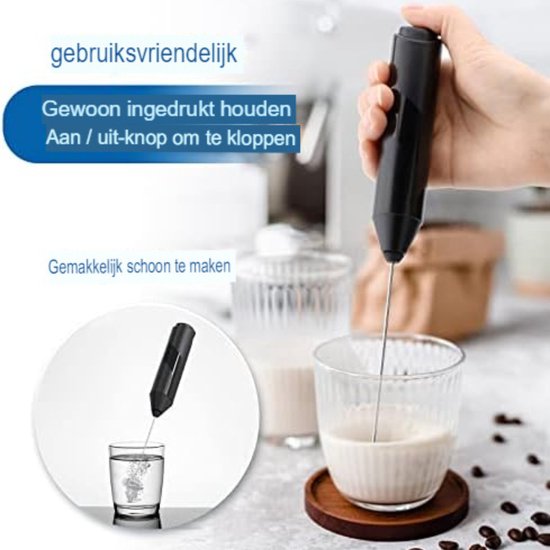 Velox Opschuimer Voor Melk - Opschuimer Voor Melk Electrisch - Zwart | bol