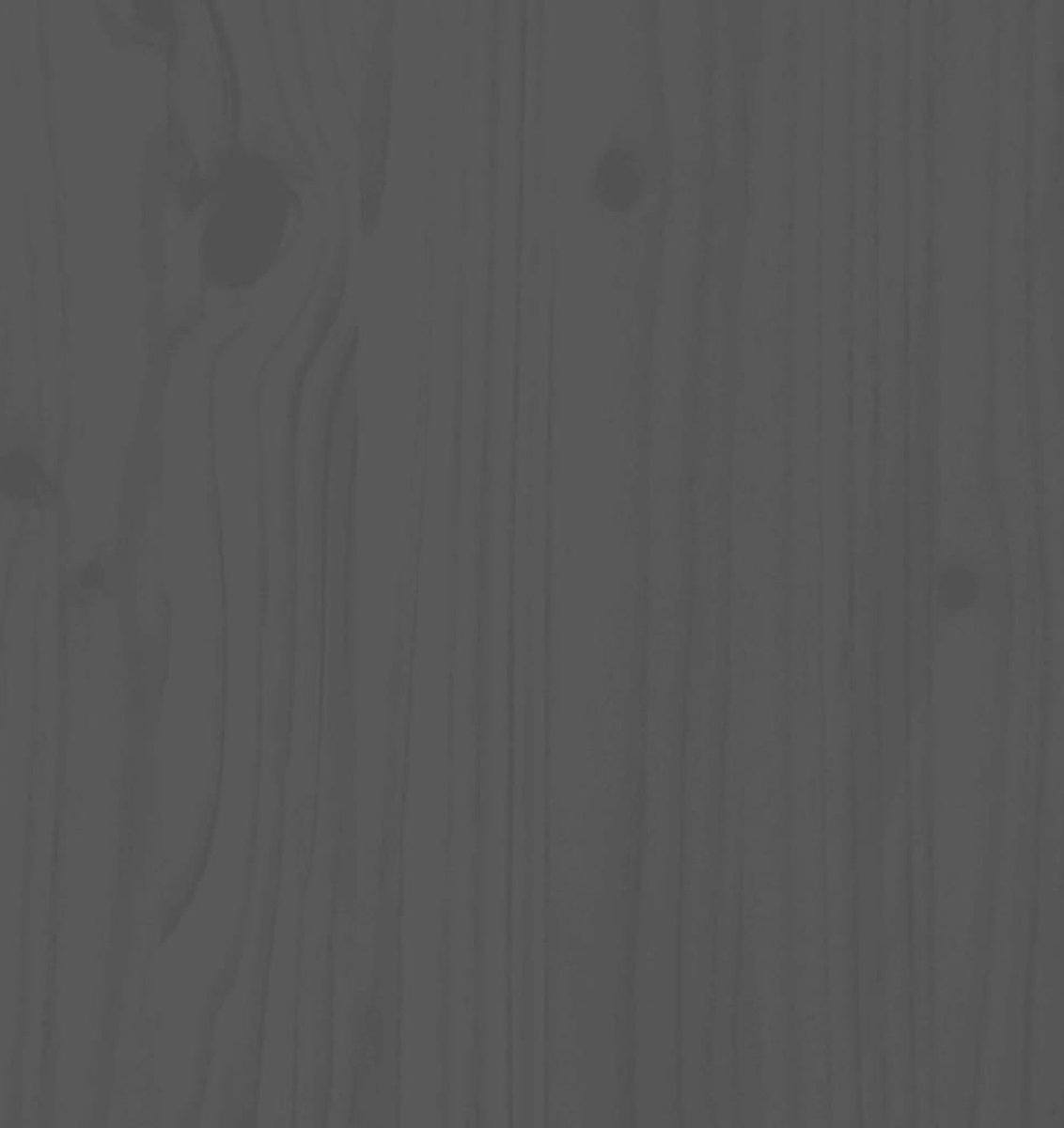 vidaXL Bedframe massief hout grijs 160x200 cm - Bedframe - Bedframes ...