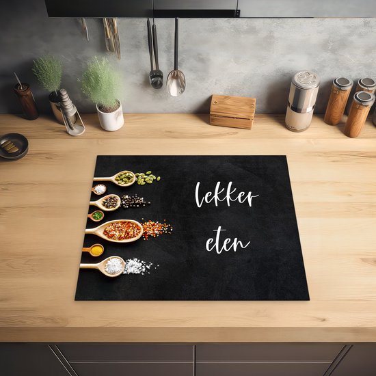 KitchenYeah® Inductie beschermer 59x51 cm - Quotes - Specerijen ...