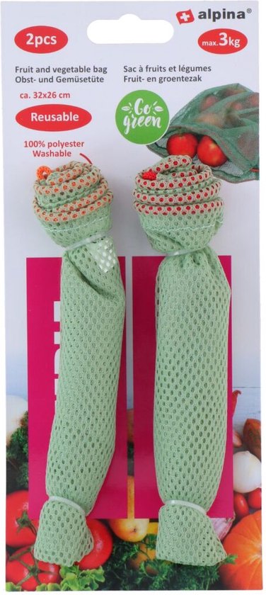 Alpina Fruittas Herbruikbaar 32X26 Cm 2 Stuks | bol