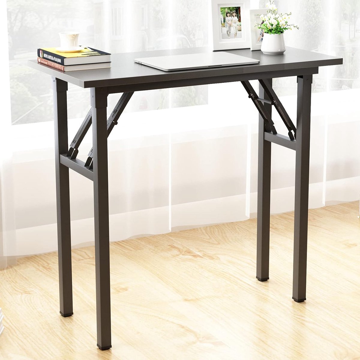 Bureau, klaptafel, 80 x 40 cm, compacte computertafel, kantoormeubilair ...