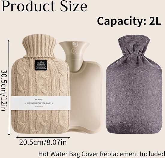 Warm water kruik , 2 Liters | bol