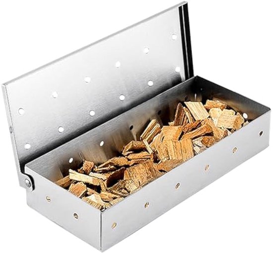 BBQ Box, Wood Chip Smoker Box, Vlees BBQ Box, Gas BBQ Box, Rookdoos ...