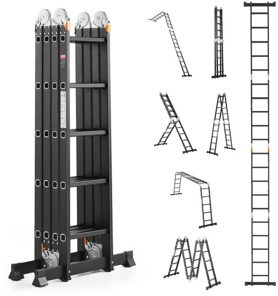 Multifunctionele Ladder – Opvouwbare Ladder – Verstelbare Ladder ...