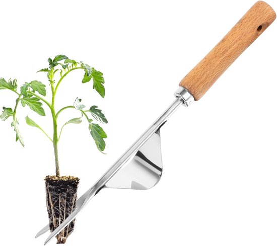 Stainless Steel Weed Cutter Garden Hand Weeding Device Root Hunter with ...