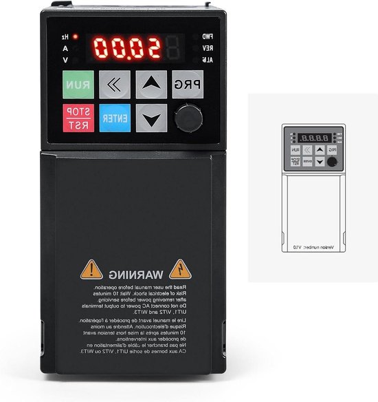 Allecto Plus - VFD Converter 220V 1.5 kW Frequentie Omvormer ...