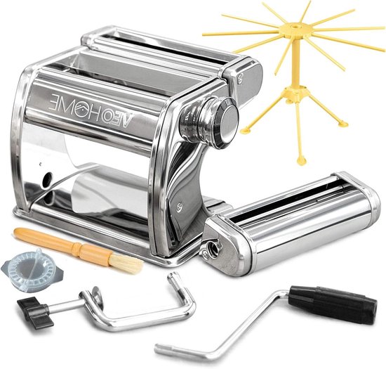 Pasta machine with dryer – stainless steel versatile device adjustable ...