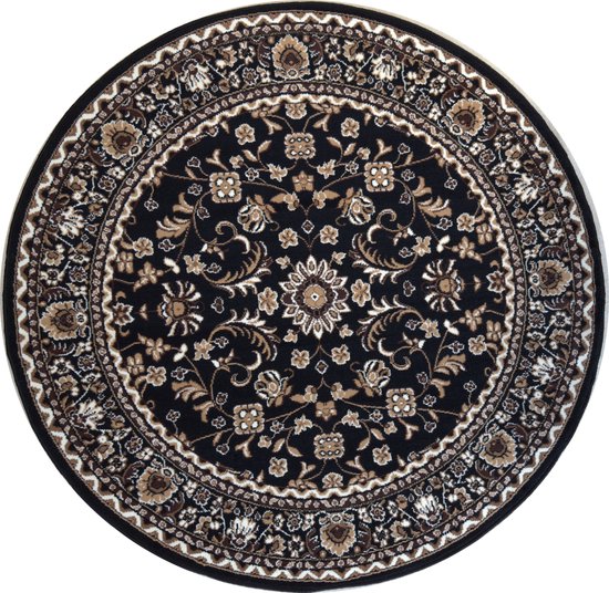 Nain Klassiek - Rond - Laagpolig Oosters Vloerkleed - Vintage Tapijt ...