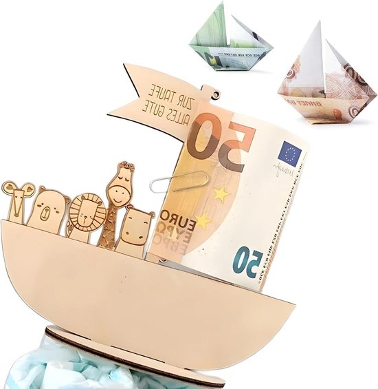Allecto plus - Houten Ark van Noach doopgeschenk voor jongens en ...